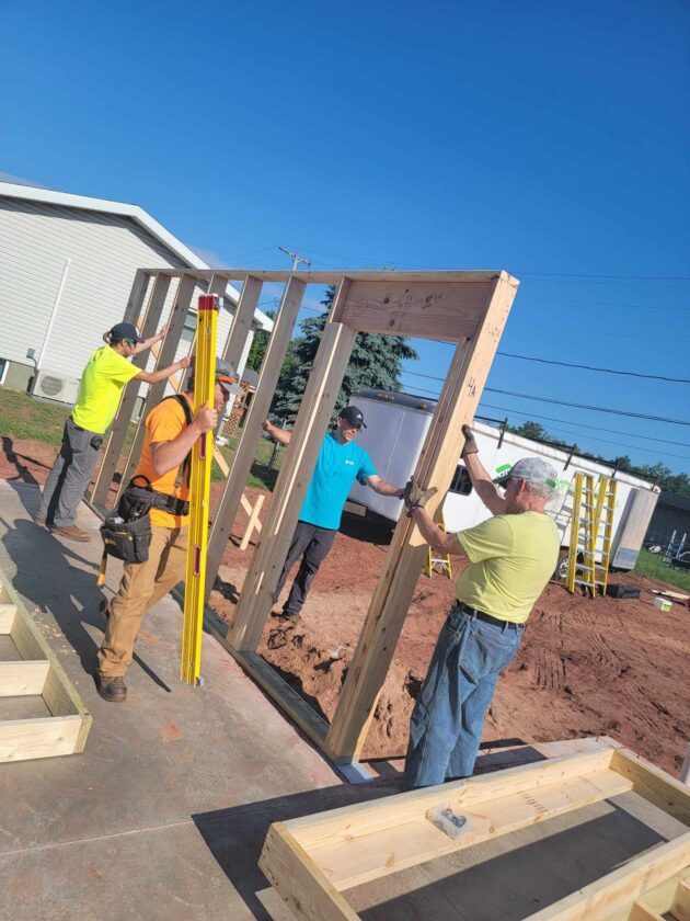 Walls raised on 110th Habitat home | News, Sports, Jobs - The Mining ...